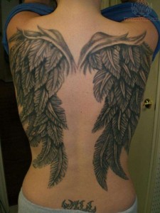 Angel Back Tattoos