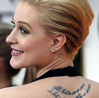 Evan Rachel Wood Tattoos